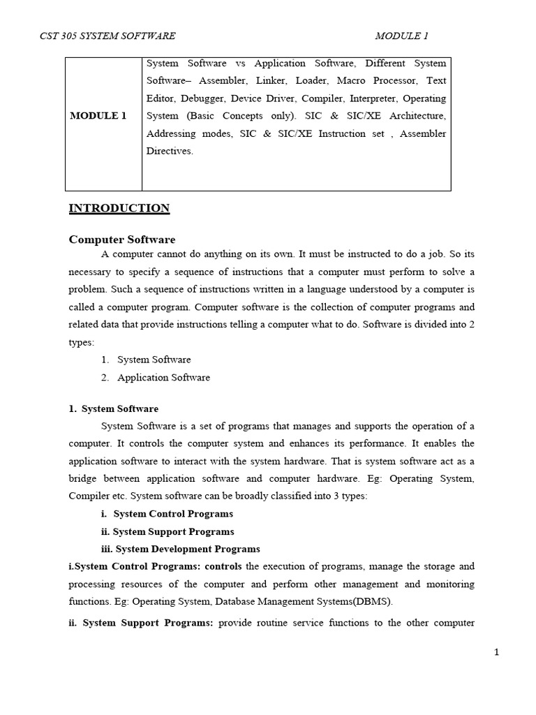 Module1 SS | PDF | Programming | Computer Program