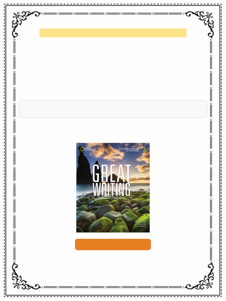 Great Writing 3 Fifth edition Keith S. Folse Online Copy | PDF | Finura ...