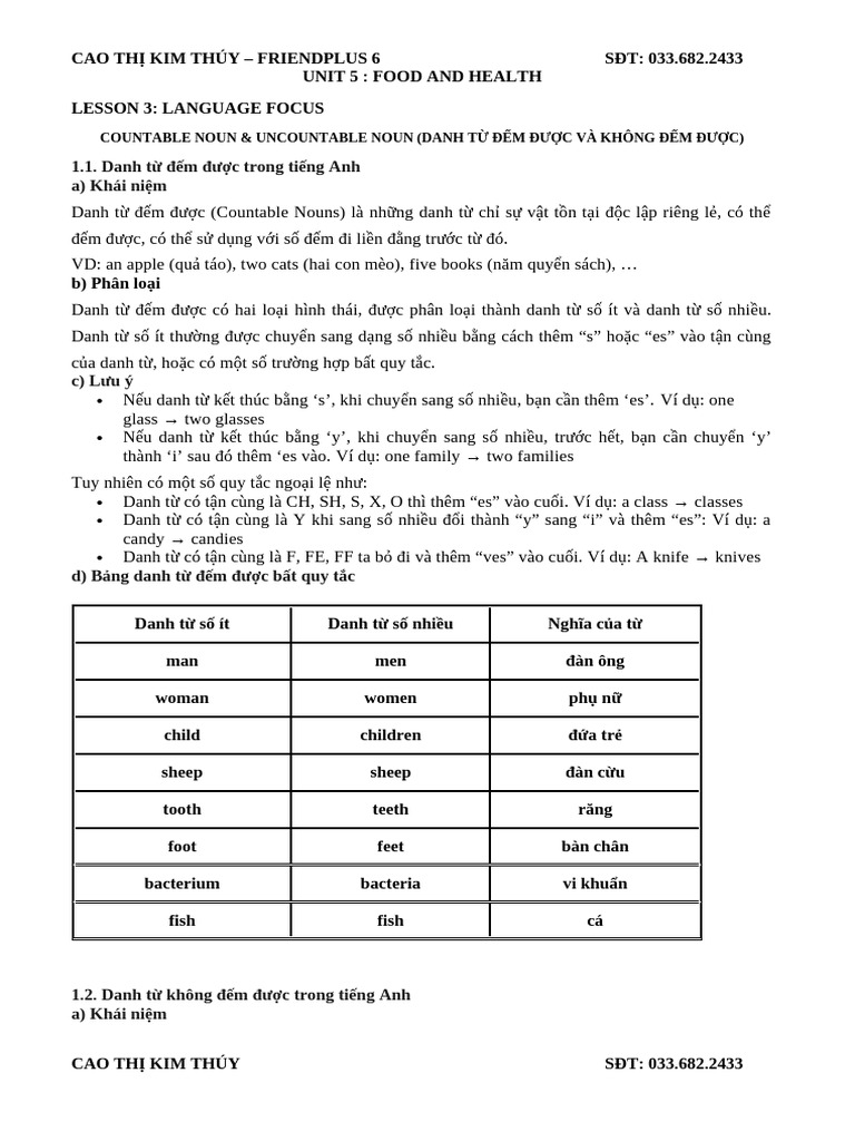 Unit 5 - Lesson 3 | PDF