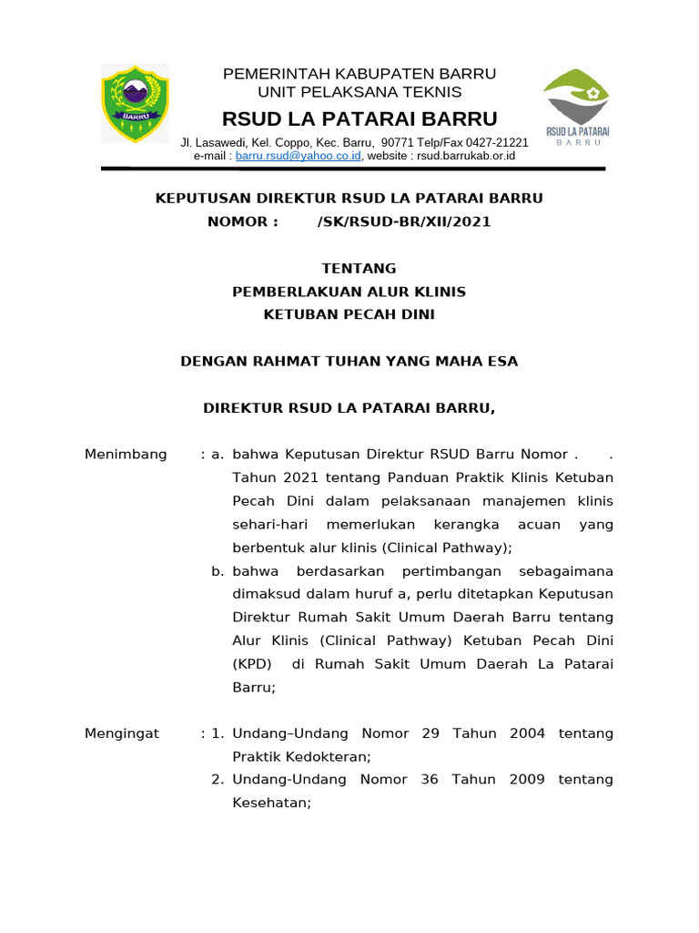 CP Ketuban Pecah Dini | PDF