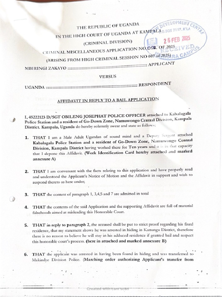 Bail Application | PDF