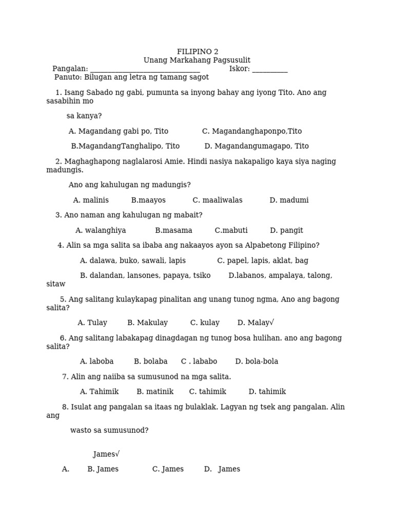 First Filipino 2-Wps Office | PDF