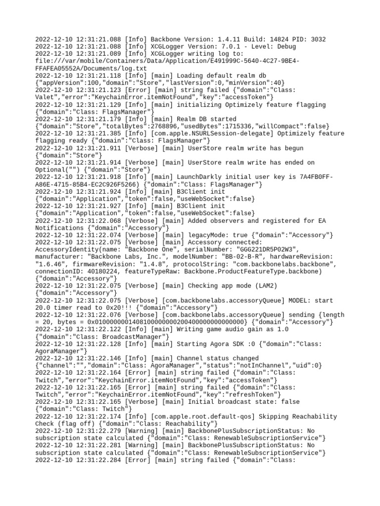 Log | PDF | Computing | Software