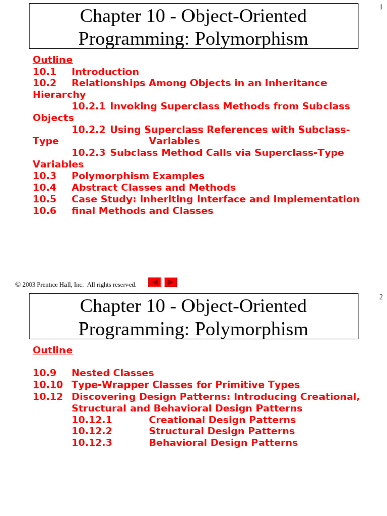 10 | PDF | Class (Computer Programming) | Method (Computer Programming)