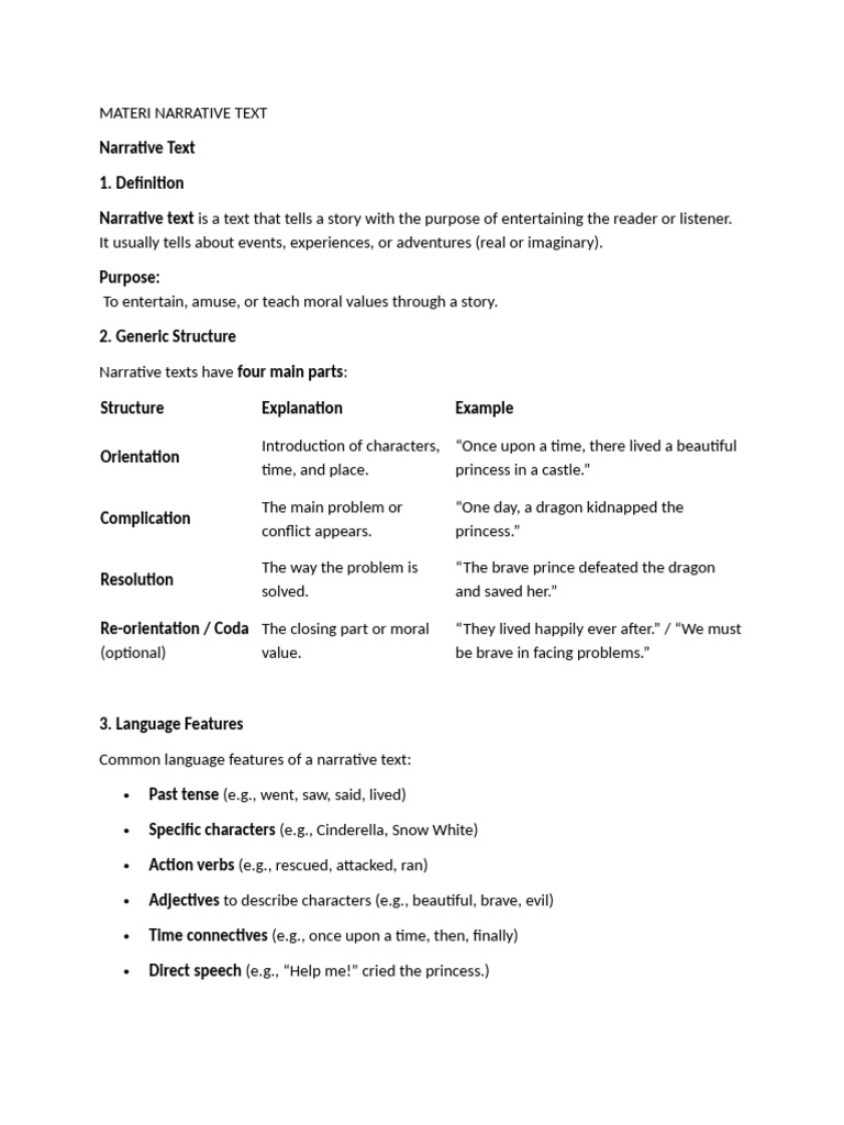 Understanding Narrative Text Structure | PDF | Narrative | Once Upon A ...