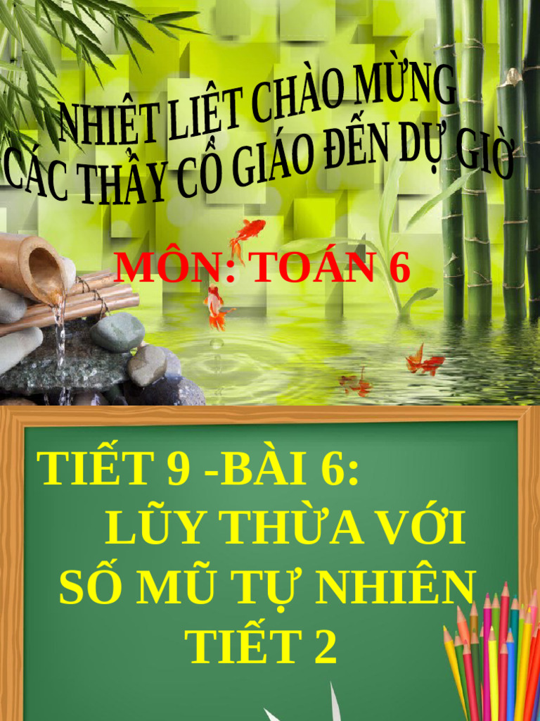Tap 1 Chuong 1 Tap Hop Cac So Tu Nhien Bai 6 Luy Thua Voi So Mu Tu Nhien | PDF