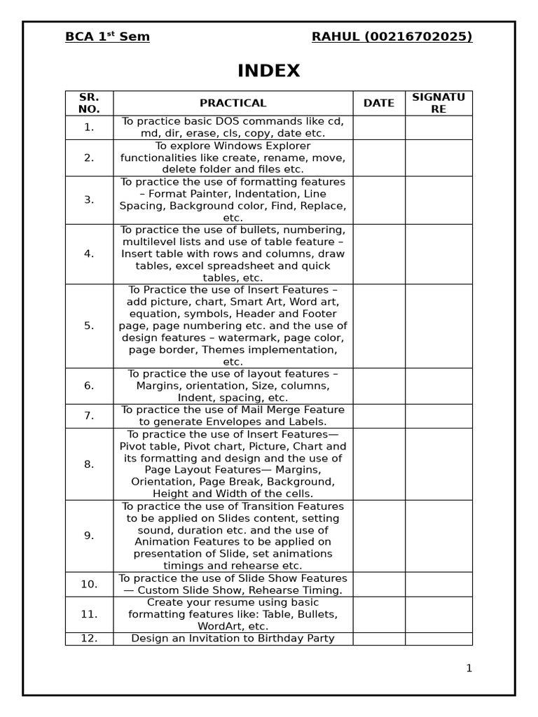 FIT Practical | PDF | Computer File | Directory (Computing)