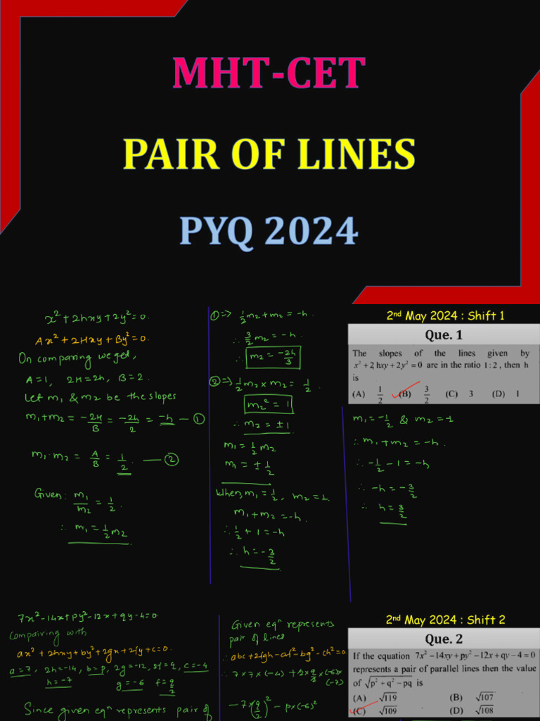 2024 04 Pair of Lines | PDF