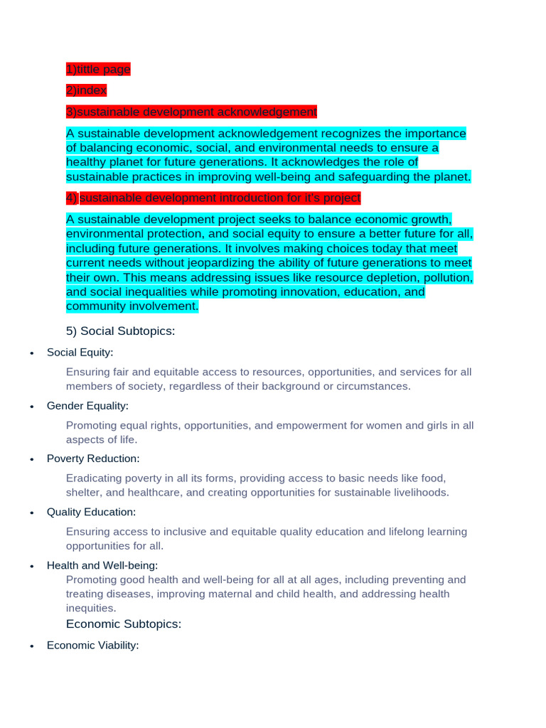 Ss Summer Assignment Script | PDF | Sustainability | Sustainable Development