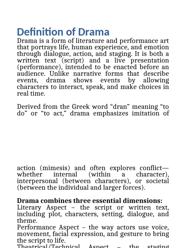 Plot, Character, Theme, Dialogue, Setting, Conflict, Symbolism, and ...