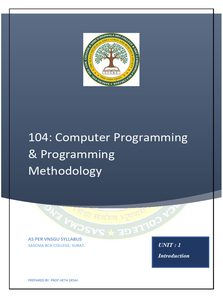 CPPM Unit-1 | PDF | Programming | Computer Program