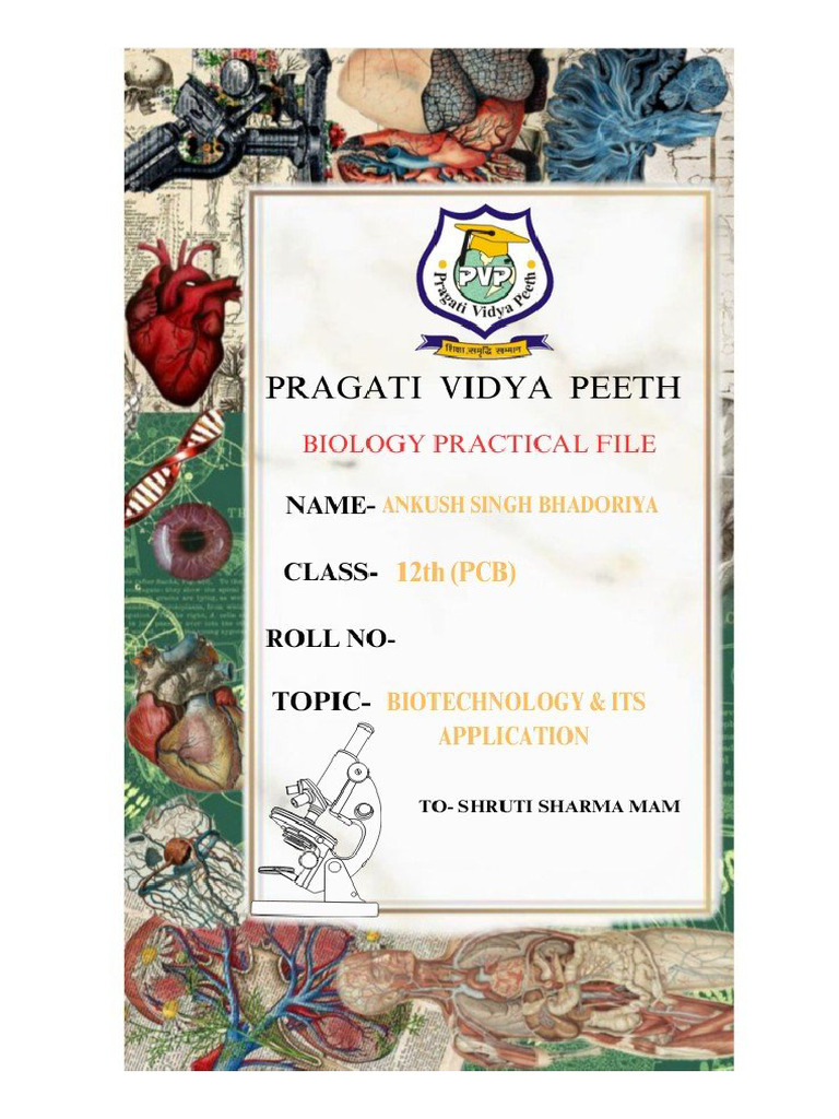 Biotechnology Project | PDF