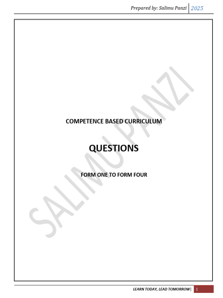 O-Level History Review Questions 2025 | PDF | Africa | Atlantic Slave Trade