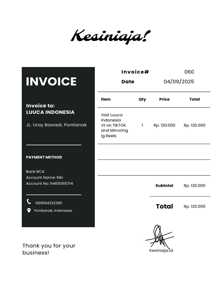 Invoice Kesiniaja!' - 20250904 - 175057 - 0000 | PDF