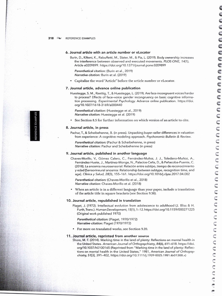 Reference Examples2 | PDF | Psychological Concepts | Behavioural Sciences