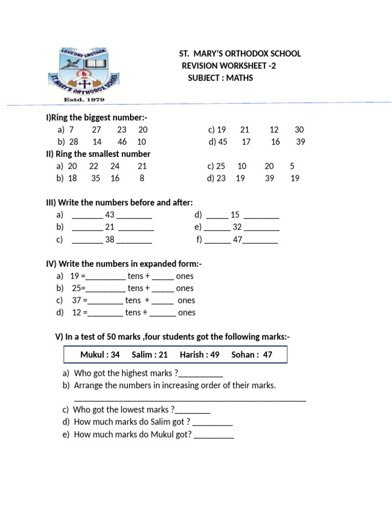 Holiday Homework Worksheet | PDF