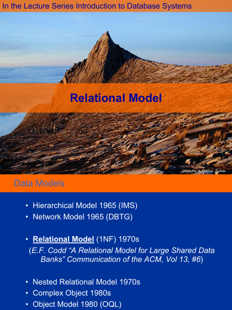 Chapter 2 - Relational Model | PDF | Sql | Software Design