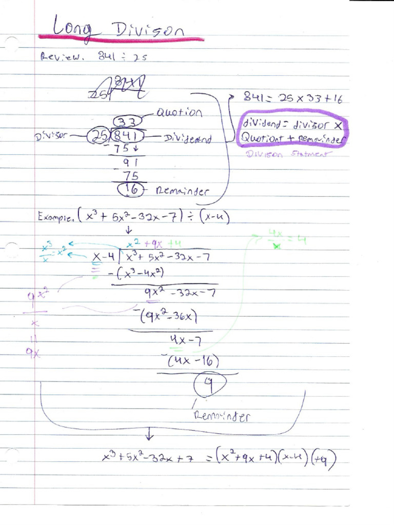 Long Division | PDF