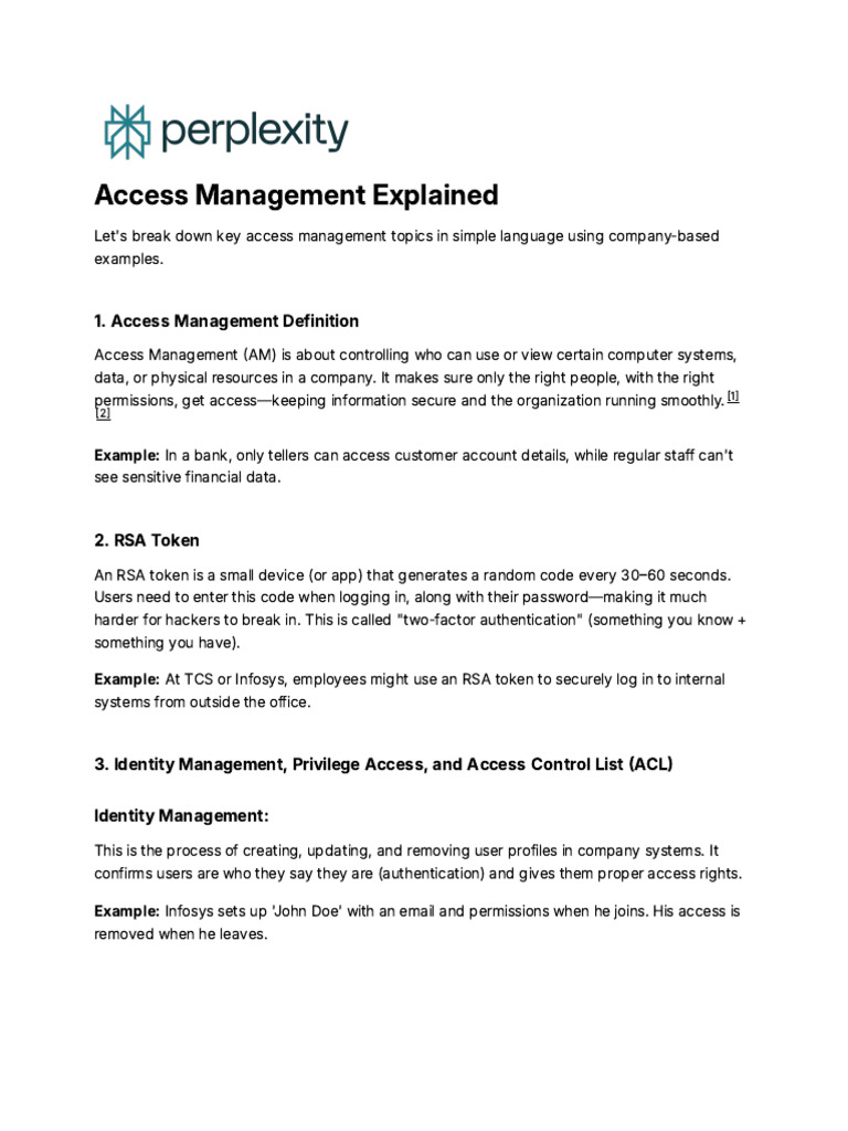 Access Management Explained | PDF | Access Control | Security Technology