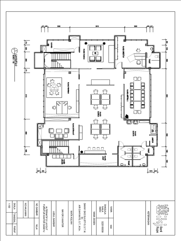 Layout Sankyu 2nd Floor | PDF