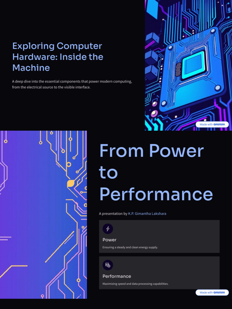 Exploring Computer Hardware Inside the Machine My One (1) | PDF | Computer Data Storage | Hard ...