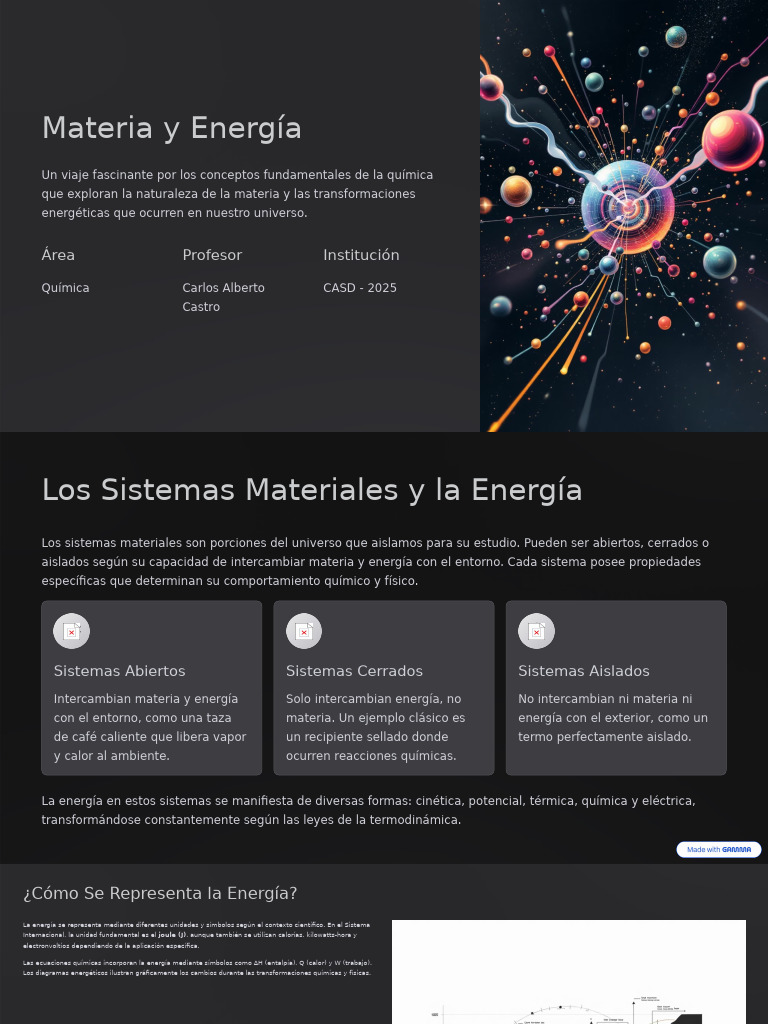 Materia y Energia | PDF | Calor | Temperatura
