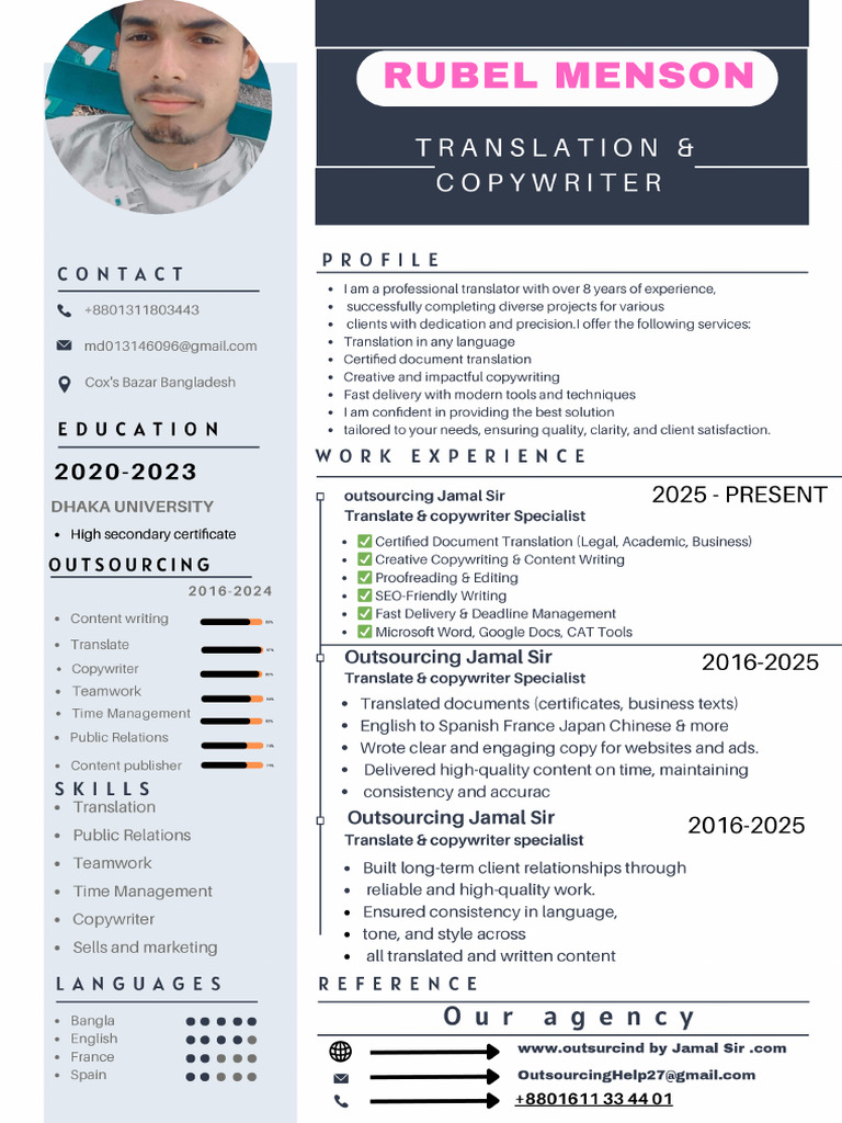 Blue Professional Modern CV Resume (1)_copy | PDF