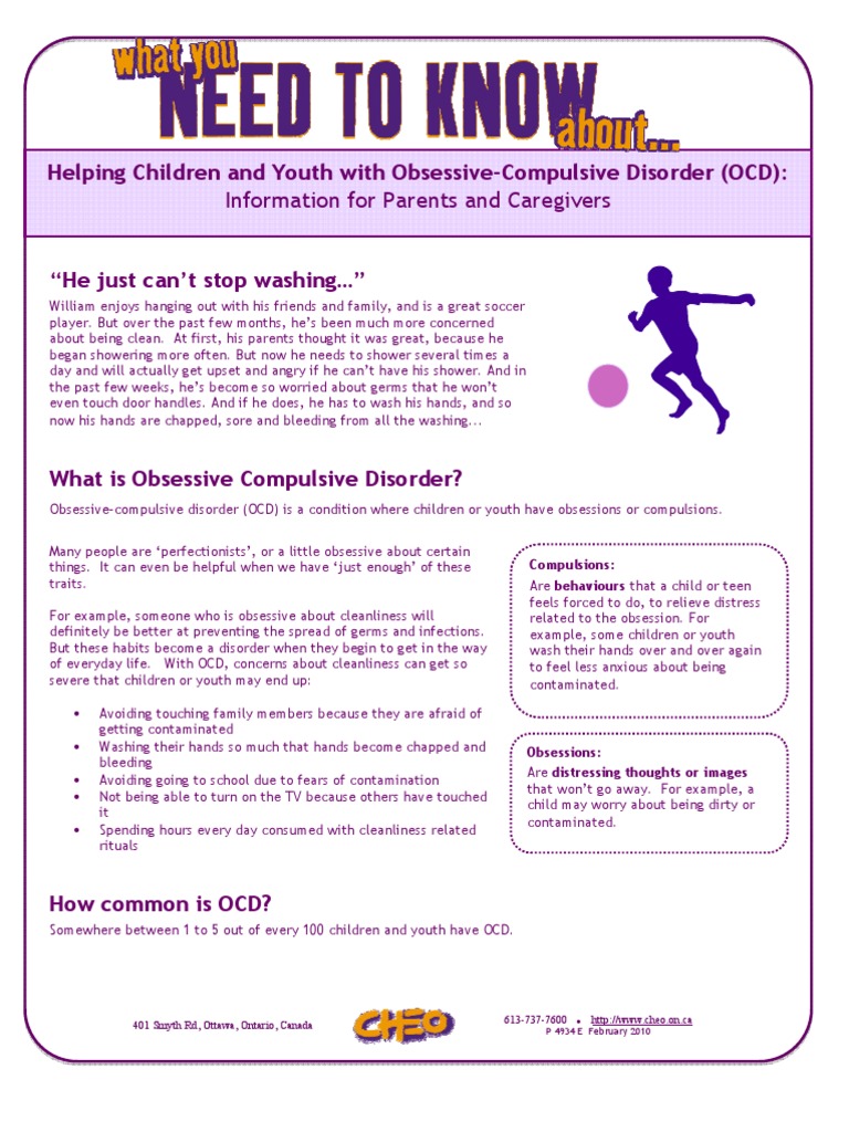 Helping Children with OCD | PDF | Obsessive–Compulsive Disorder ...