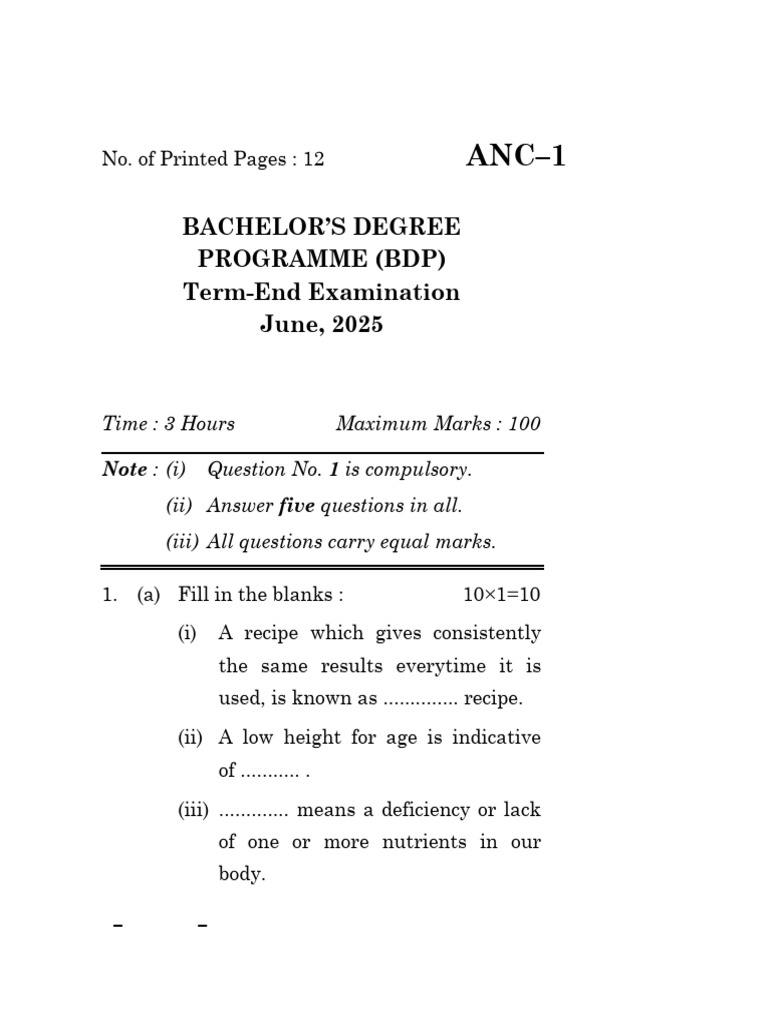 ANC-1.PDF | PDF | Foods | Vitamin