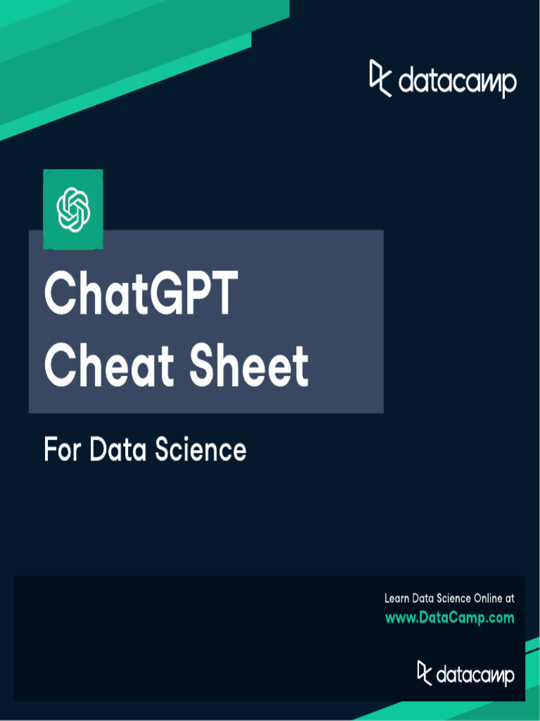 Cheat Sheet ChatGPT | PDF | Time Series | Sql