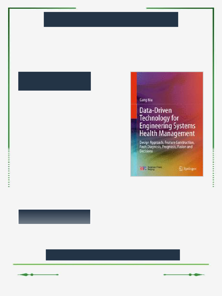 Data Driven Technology for Engineering Systems Health Management Design Approach Feature ...