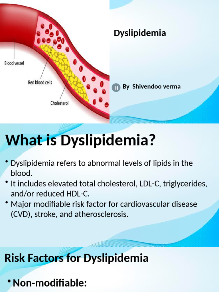 Understanding Dyslipidemia and Risks | PDF | Statin | Hypercholesterolemia