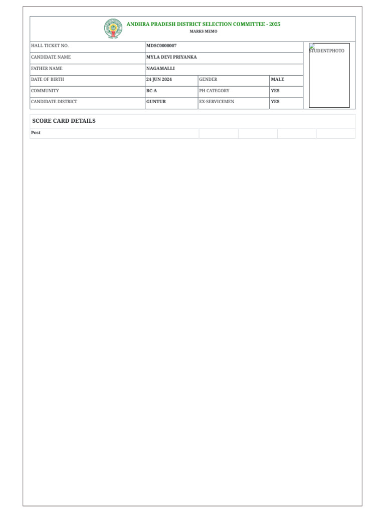 . AP Dsc Recruitment . (2) | PDF