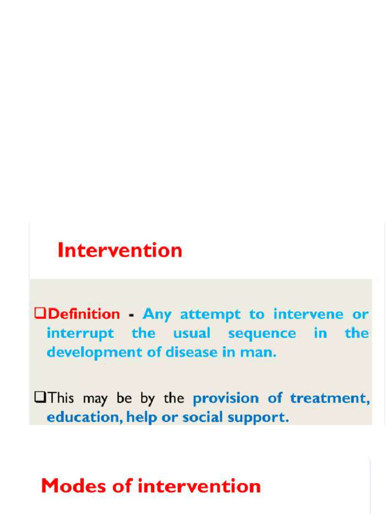 Modes of Intervention | PDF