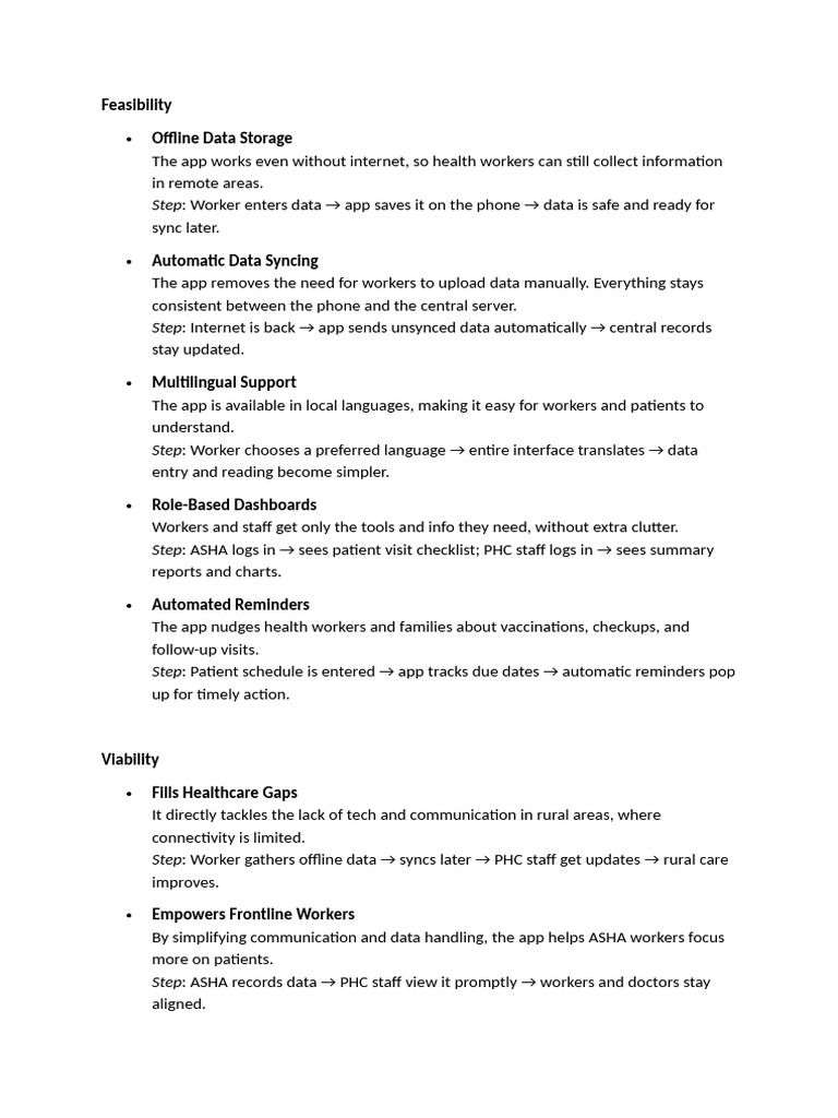 Feasibility and Viability | PDF | Information Technology | Software