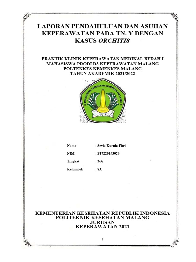 526907774 Askep Orchitis | PDF