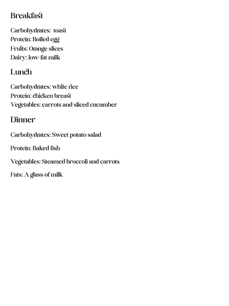 Breakfast | PDF