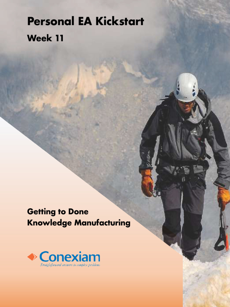 Personal EA Webinar 11 Getting Knowledge Engineering EA Done Published ...