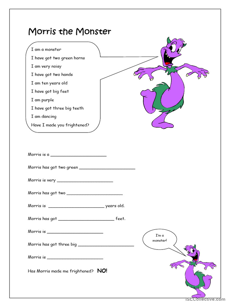 Morris The Monster 2 | PDF