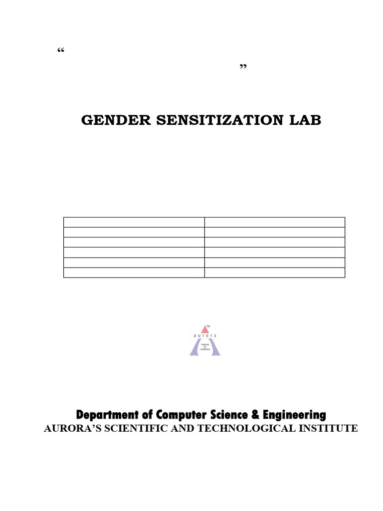 GS Lab Cover Page | PDF