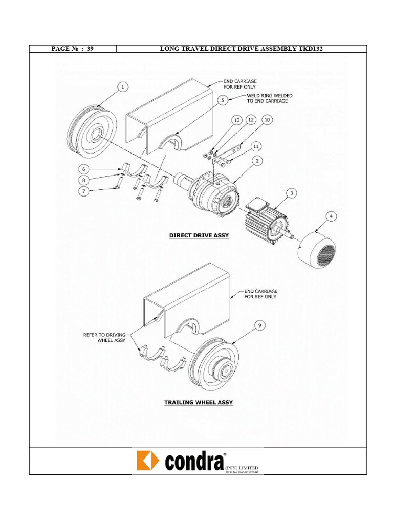 EX852 - 3 Long Travel Drive | PDF | Electric Motor | Machines