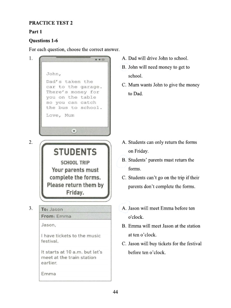 Reading Practice 2 | PDF