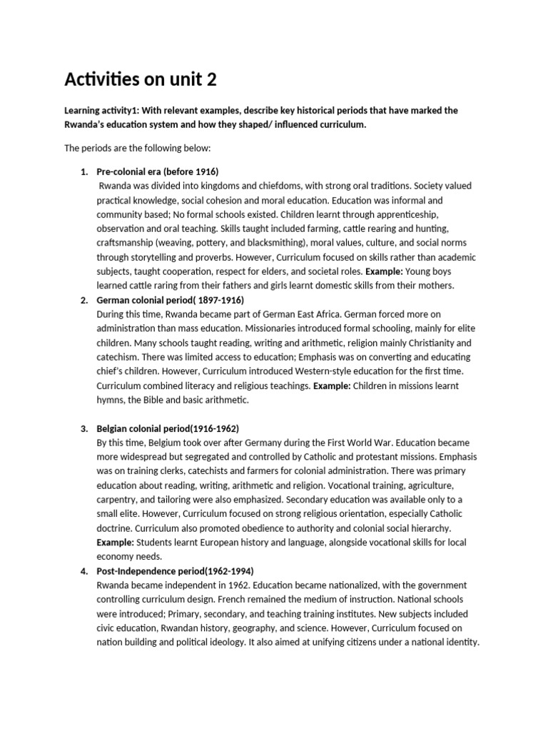 Activities | PDF | Learning | Personal Development