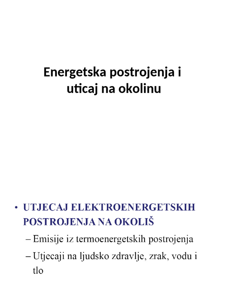 5 - Elektrane I Okolina | PDF