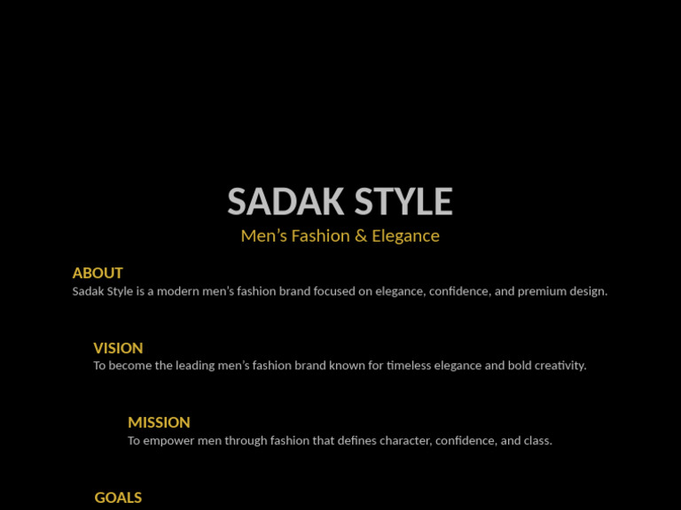 Sadak Style Profile New | PDF