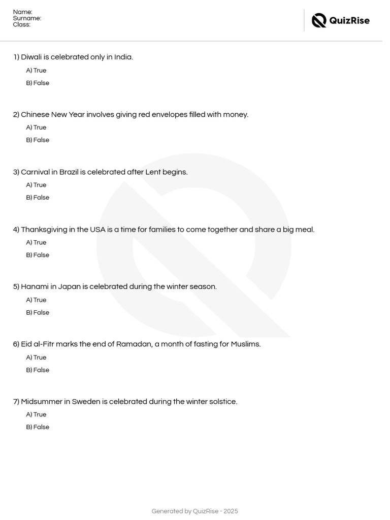 Explore Global Cultural Celebrations 3 | PDF