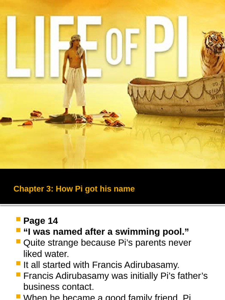 4 Life of Pi Chapter 3 | PDF