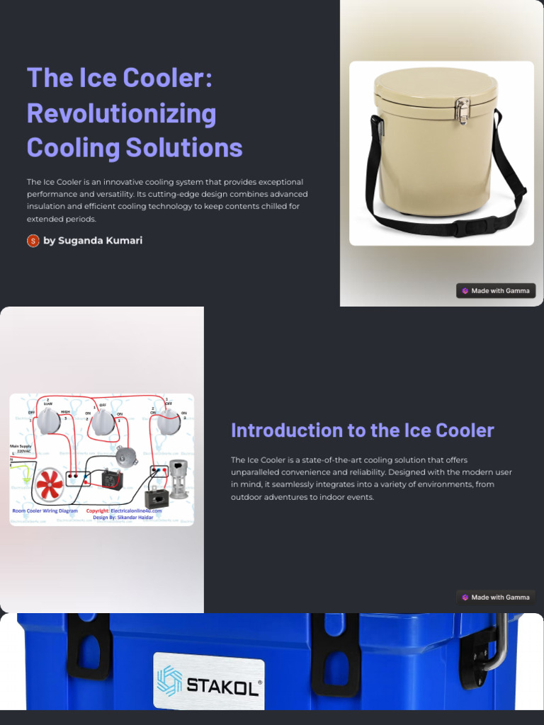 The Ice Cooler Revolutionizing Cooling Solutions | PDF | Efficient ...