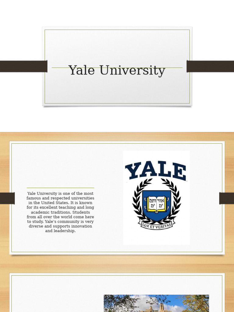Yale University | PDF