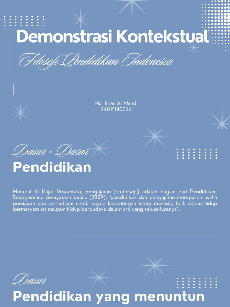 T2.4. Demonstrasi Kontekstual_Nur Iman Al Mahdi_24021140044 | PDF